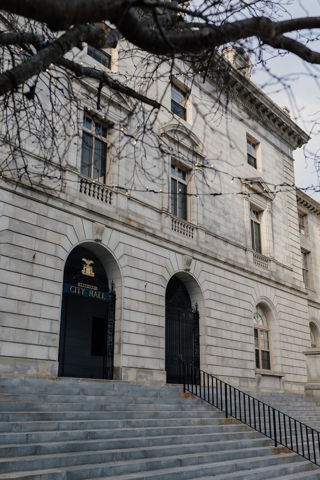 Portland Maine City Hall Elopement | William + Shelby